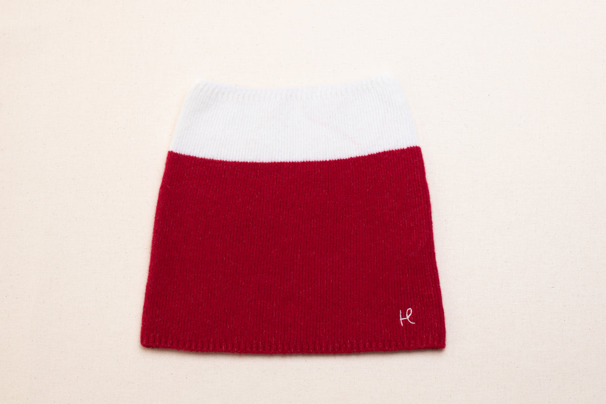Haramaki Merino Wool Red - Japanese Thermal Girdle | Happy Belly Barcelona