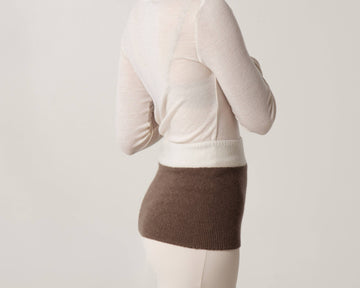 Haramaki Brown Merino Wool - Japanese Thermal Girdle | Happy Belly ...