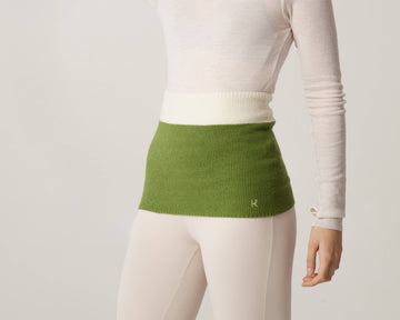 Haramaki Green Merino Wool - Japanese Thermal Girdle | Happy Belly ...