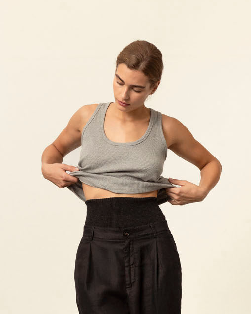 Haramaki Merino Wool Anthracite Grey - Japanese Thermal Girdle | Happy ...